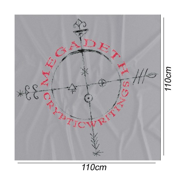 MEGADETH – Cryptic Writings – TEXTILE POSTER FLAG Tapestry