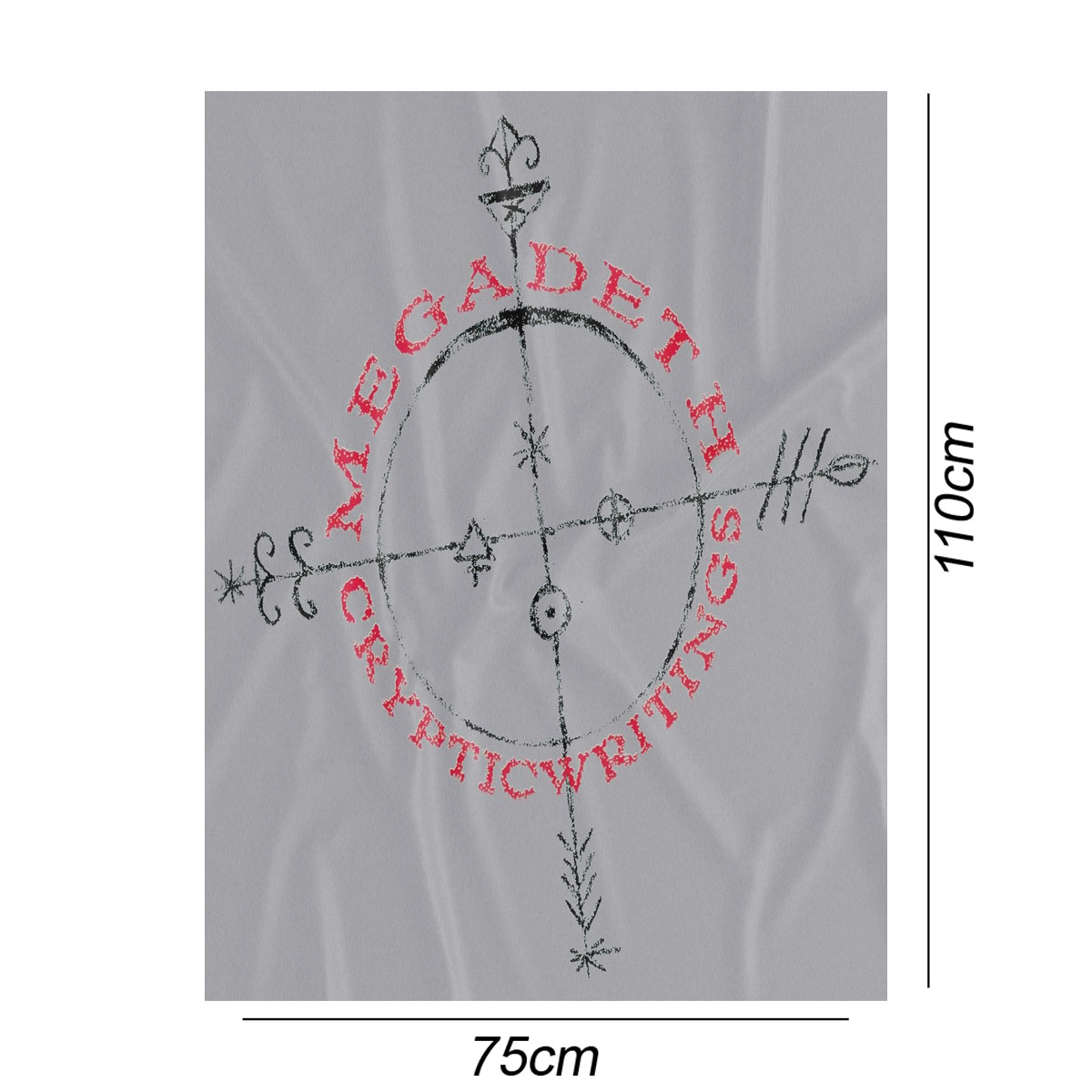 MEGADETH – Cryptic Writings – TEXTILE POSTER FLAG Tapestry