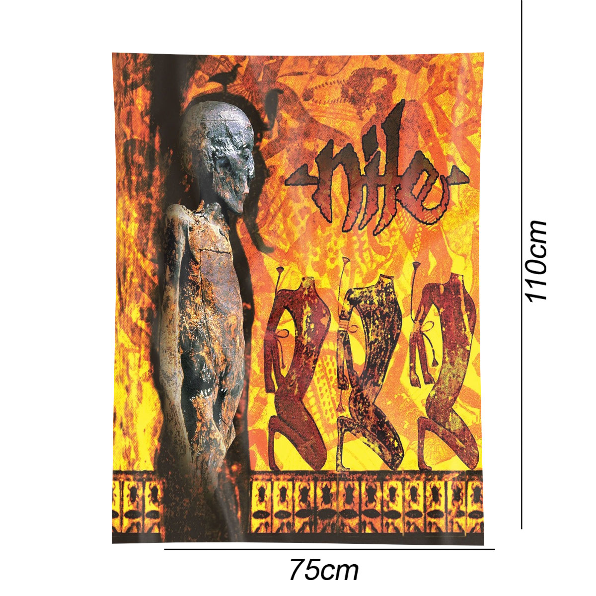 NILE – Amongst the Catacombs of Nephren-Ka – Textile Poster Flag – Tapestry