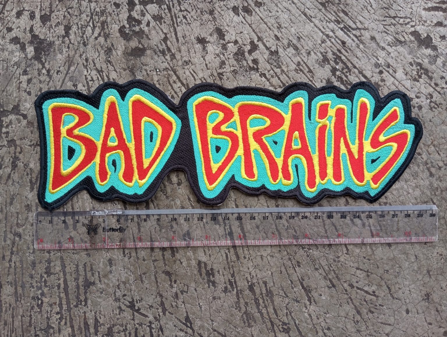 BAD BRAINS – LOGO – EMBROIDERY BACKSHAPE PATCH
