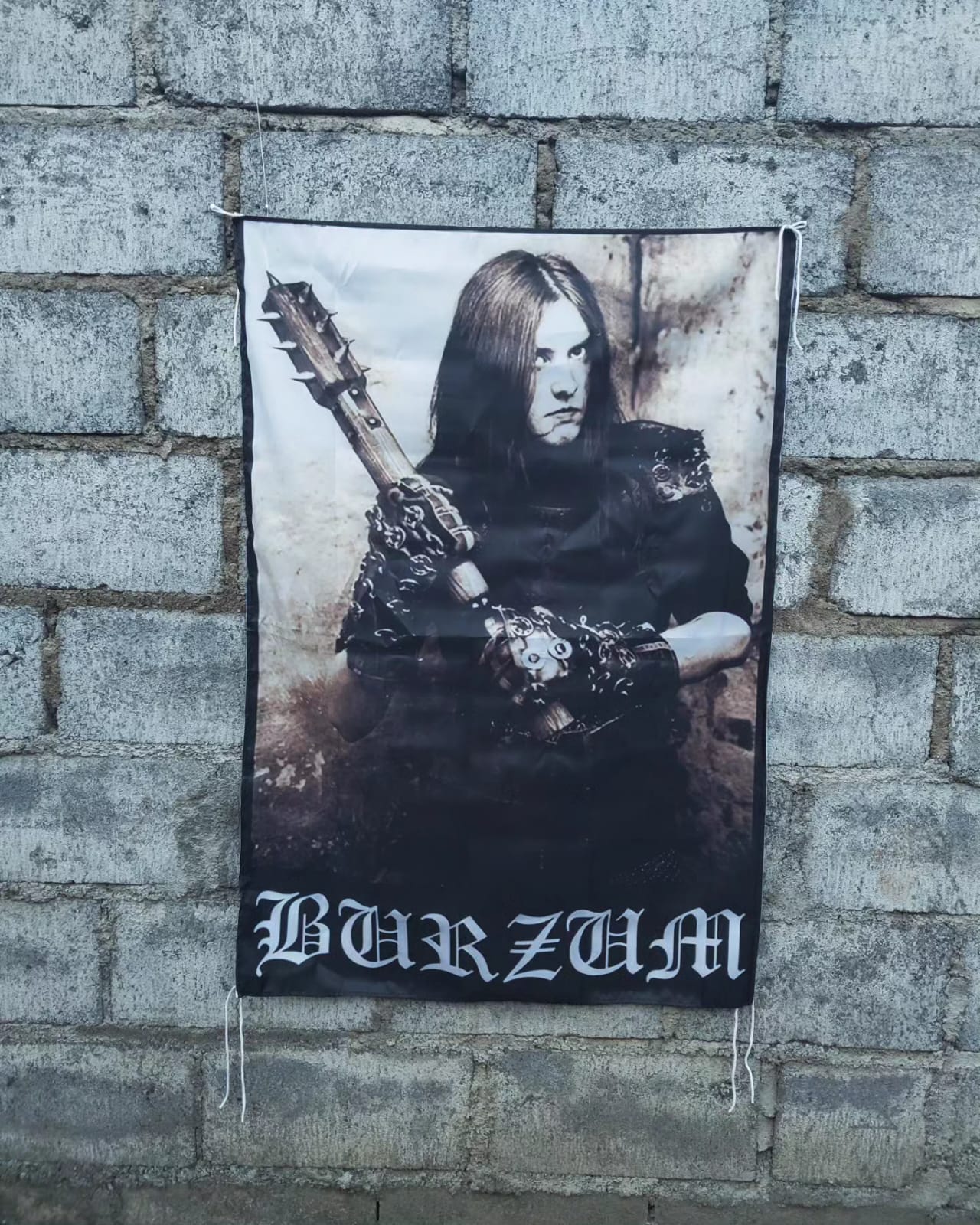 BURZUM – VARG VIKERNES – TEXTILE POSTER FLAG