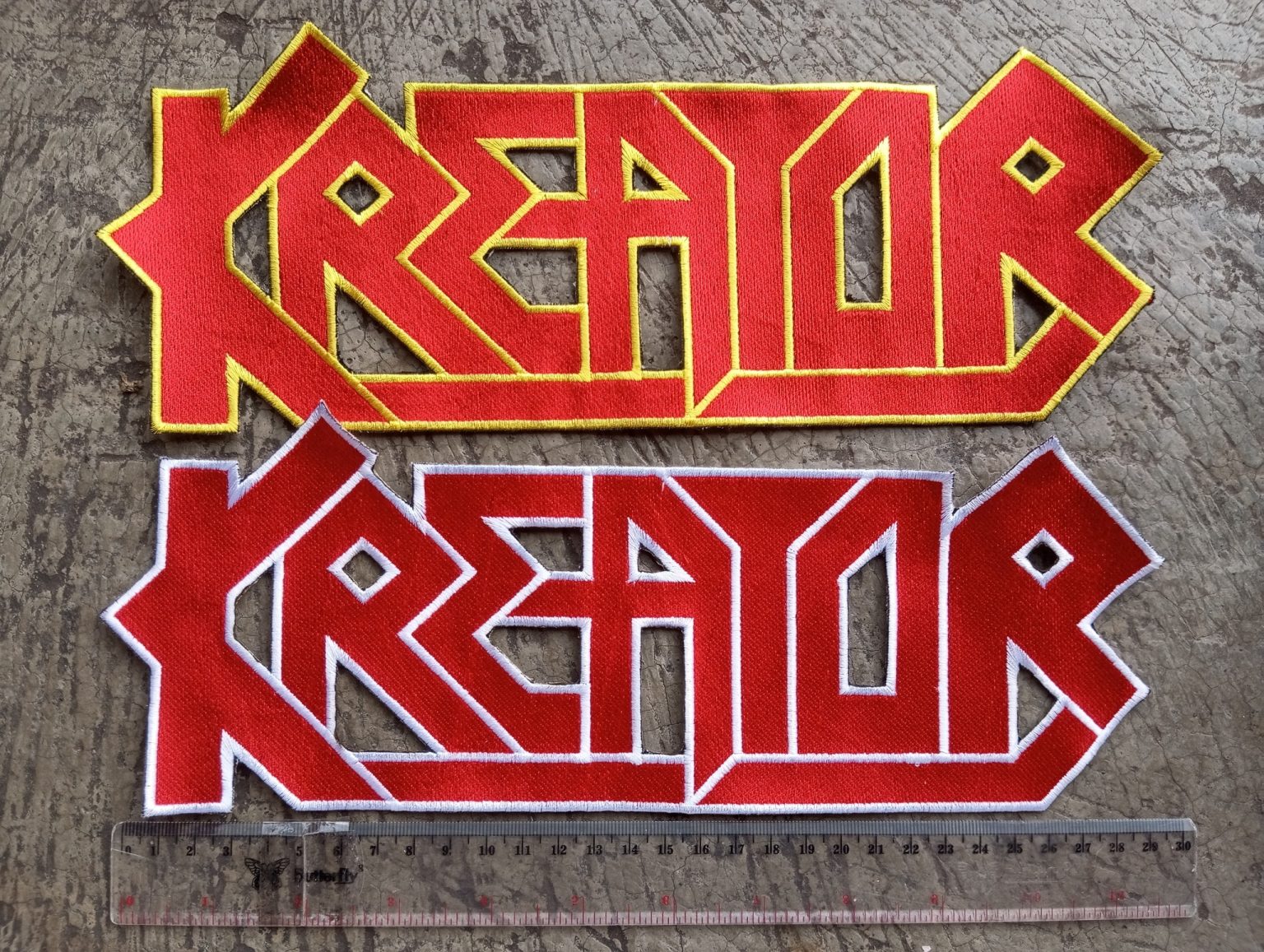 KREATOR – LOGO – EMBROIDERY BACKSHAPE PATCH
