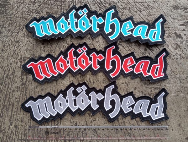 MOTORHEAD – LOGO – EMBROIDERY BACKSHAPE PATCH