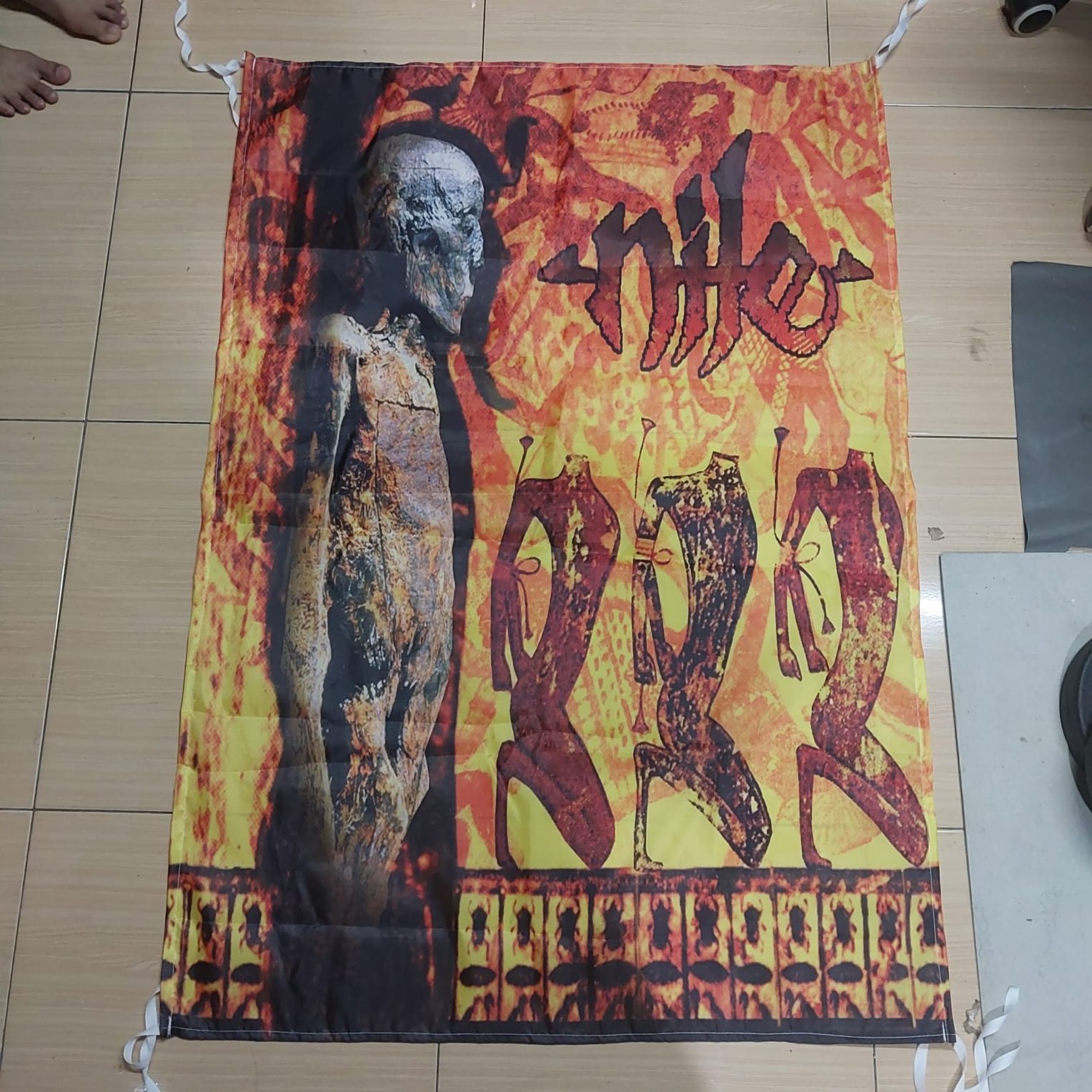 NILE – Amongst the Catacombs of Nephren-Ka – Textile Poster Flag – Tapestry