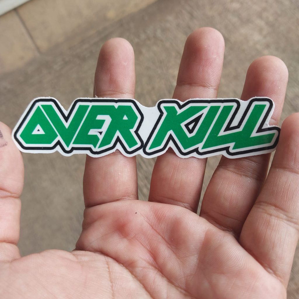 OVERKILL – DIE CUT VINYL STICKER