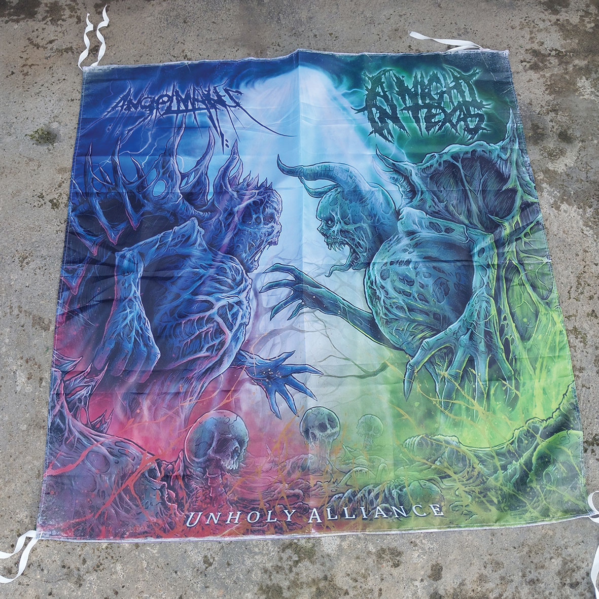 ANGELMAKER – Unholy Alliance – TEXTILE POSTER FLAG Tapestry