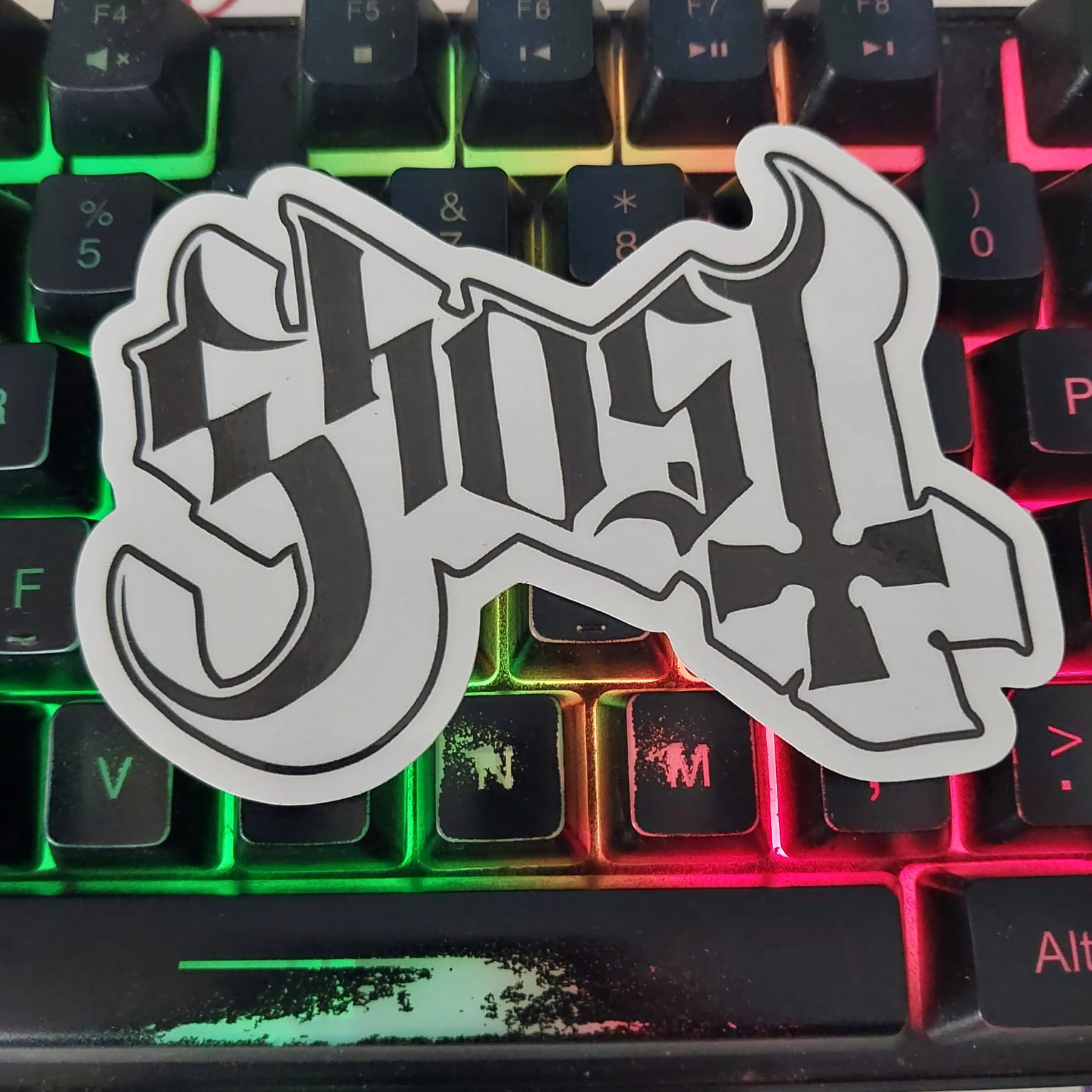GHOST – LOGO DIE CUT STICKER