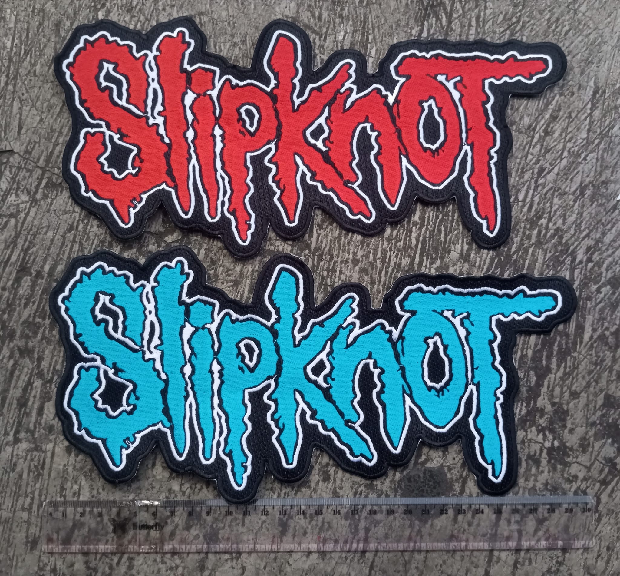 EMBROIDERY PATCH – SLIPKNOT – LOGO BACKSHAPE