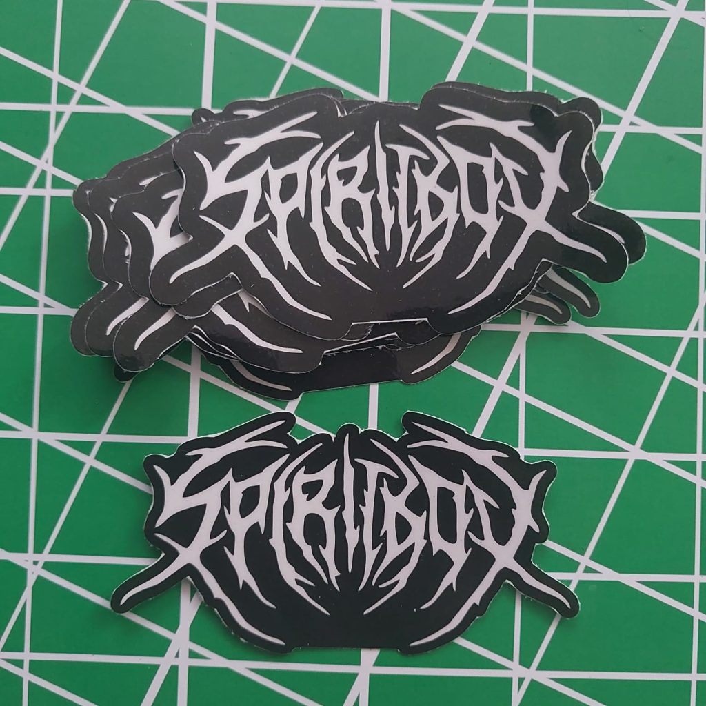 SPIRIT BOX – DIE CUT STICKER